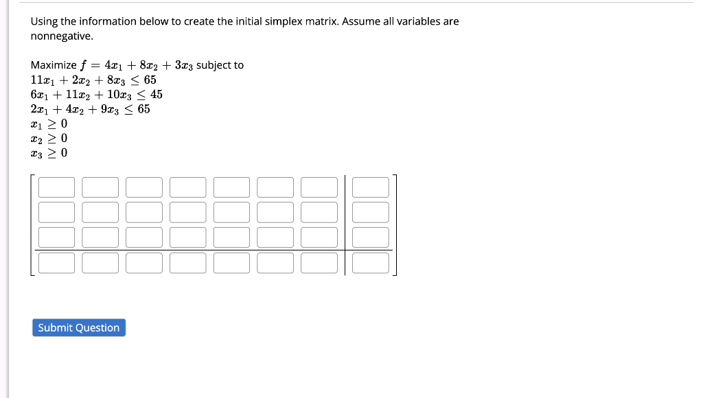 Solved Using the information below to create the initial | Chegg.com