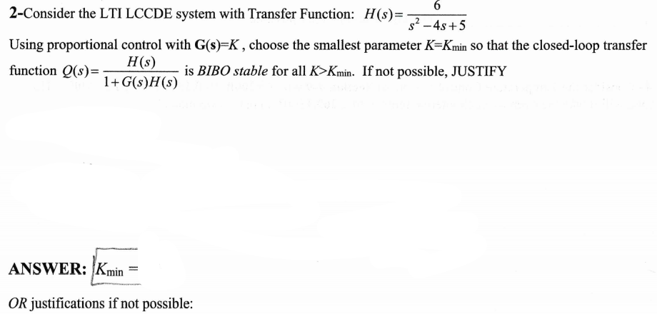 Solved 6 2-Consider the LTI LCCDE system with Transfer | Chegg.com