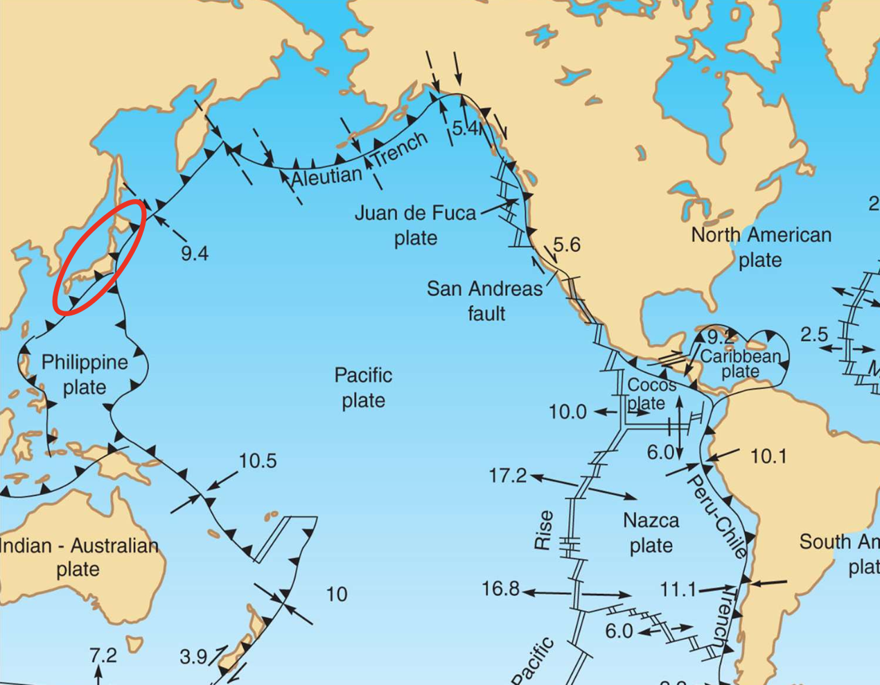 Solved 2. Explain IN GREAT DETAIL the tectonic regime or | Chegg.com