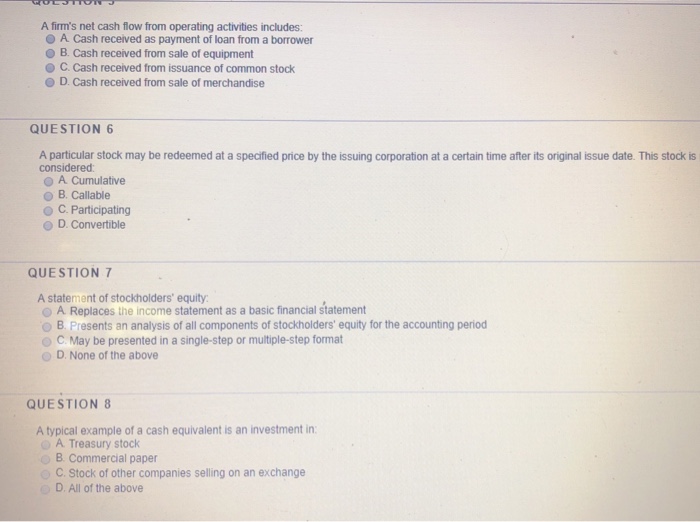 Solved QUESTION 1 A corporation: O A Has an owner's capital | Chegg.com