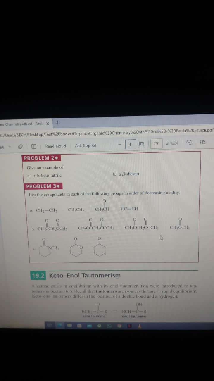 Solved Give an example ofa. ﻿a β-keto nitrileb. ﻿a | Chegg.com