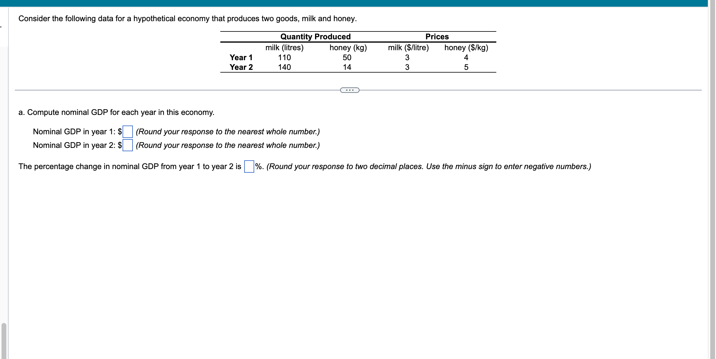 Solved Consider the following data for a hypothetical | Chegg.com