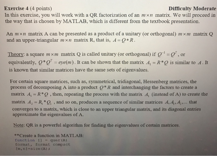 Solved Exercise 4 (4 points) In this exercise, you will work | Chegg.com Solved Exercise 4 (4 points) In this exercise, you will work | Chegg.com