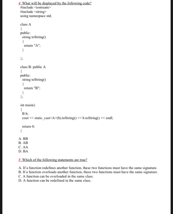 Solved void displayGeometricObject(GeometricObject shape) | Chegg.com
