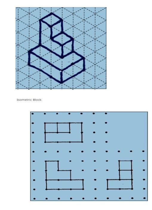 Solved Copy the isometric view of the object below, but | Chegg.com
