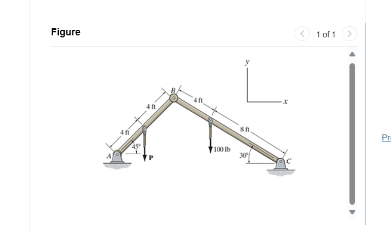 Solved Figure 1 of 1Determine the horizontal and vertical | Chegg.com