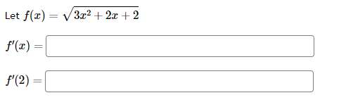 Solved If f(x)=(x2+2x+7)2, then f′(x)=6(x+1)(x2+2x+7)2 | Chegg.com