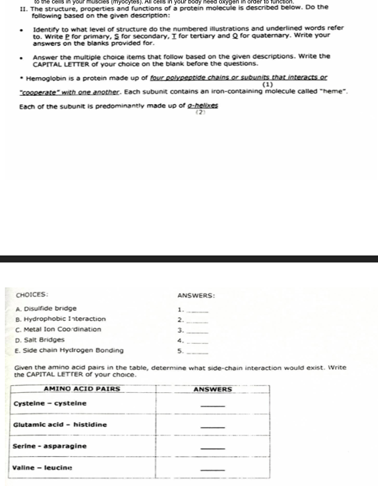 Solved 11. The structure, properties and functions of a | Chegg.com
