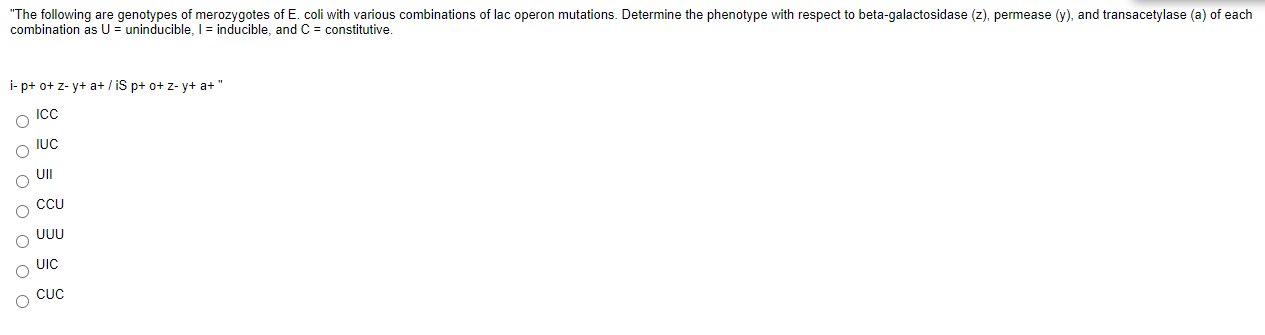 Solved The Following Are Genotypes Of Merozygotes Of E Chegg