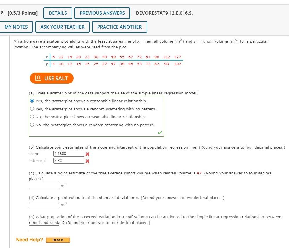 Solved 8. [0.5/3 Points] DETAILS PREVIOUS ANSWERS | Chegg.com