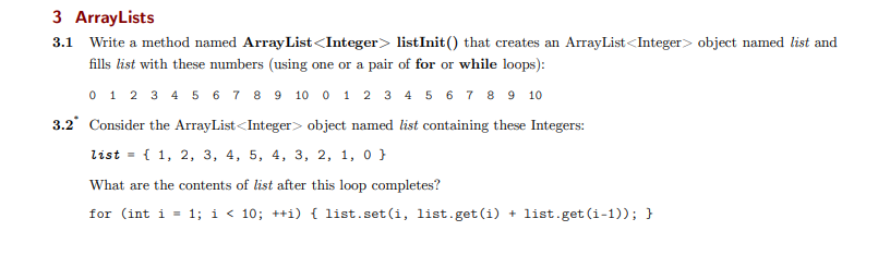 Solved CSE 205 Homework // Need help figuring out the | Chegg.com