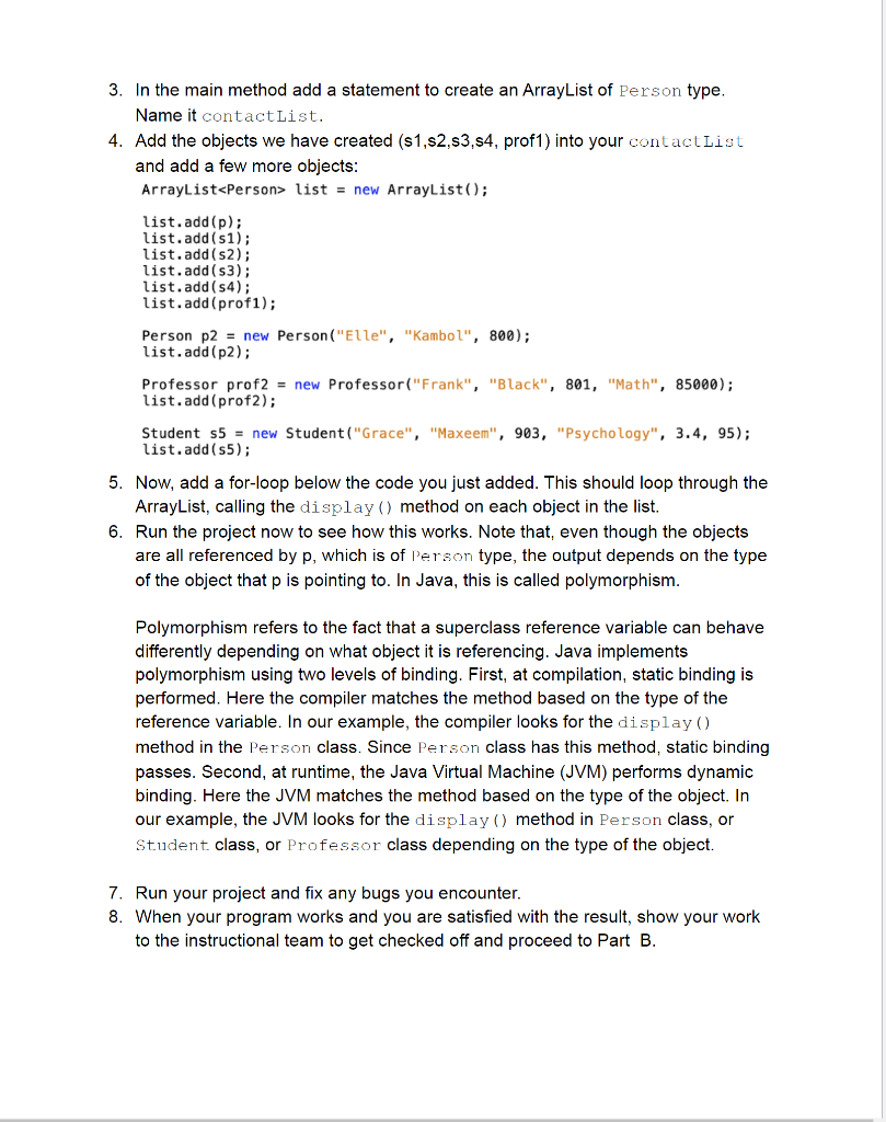 Solved ITSC 1213 - Inheritance Part 3 *** Please answer all | Chegg.com