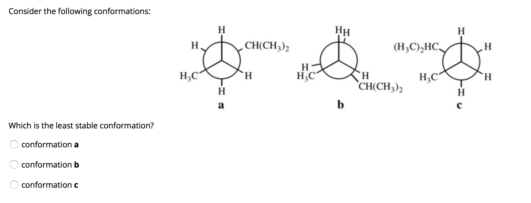 Solved Draw the most stable chair conformation for the | Chegg.com