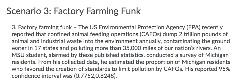 Solved Scenario 3: Factory Farming Funk 3. Factory farming | Chegg.com