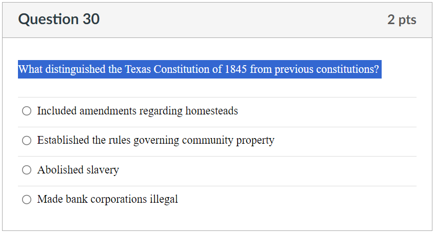 Solved When did E.J. Davis serve as the governor of Texas? | Chegg.com