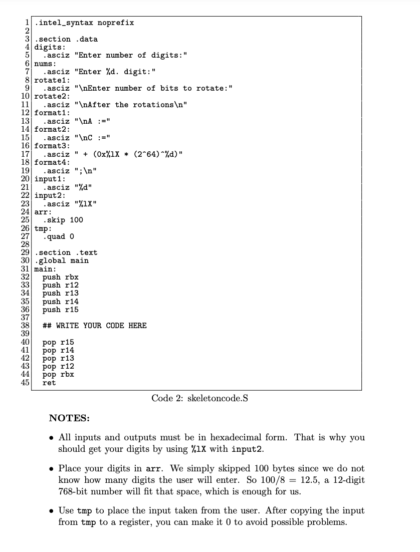 Solved Multi Digit Circular Right Shift In this assignment, | Chegg.com