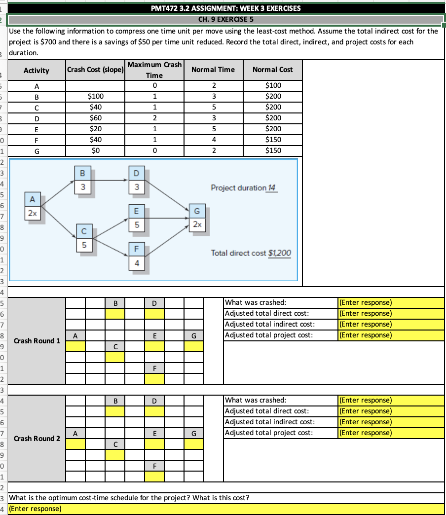Use the following information to compress one time | Chegg.com