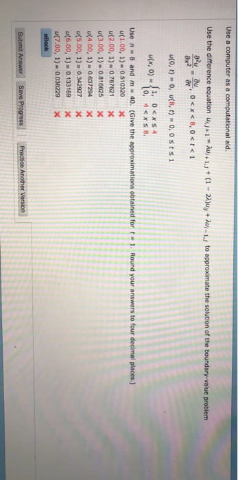 Solved Use a computer as a computational aid. Use the | Chegg.com