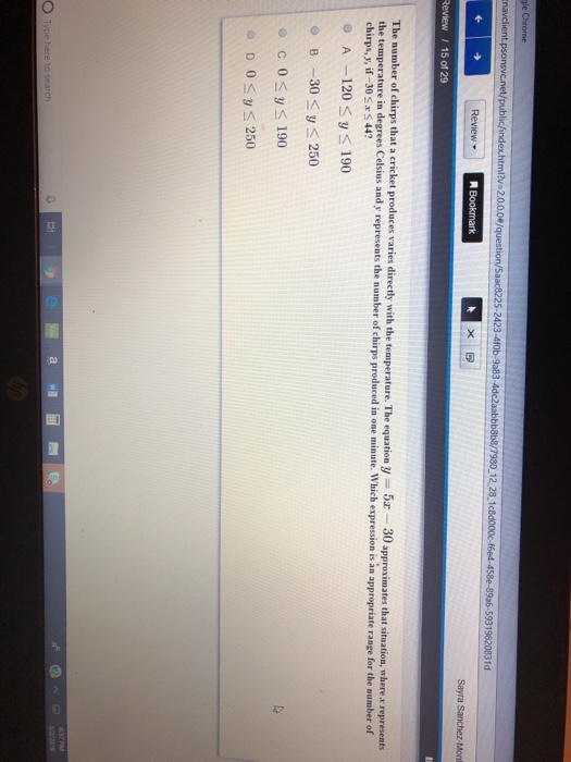 Solved 5-2423 -4f 80 12 28.1 1d Sayra Sanchez Mont eview 15 | Chegg.com