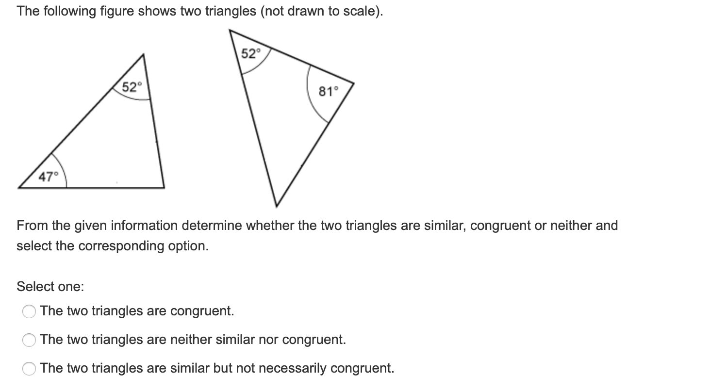 Solved Select the option that gives an angle equal to 0 in | Chegg.com