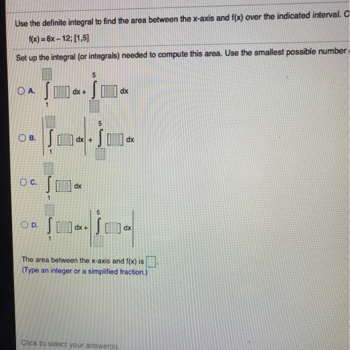 Solved Use the definte integral to find the area between the | Chegg.com