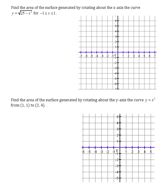 Solved Find the area of the surface generated by rotating | Chegg.com