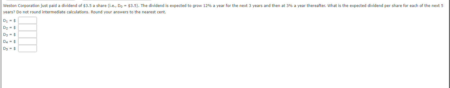 Solved years? Do not round intermediate calculations. Round | Chegg.com