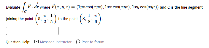 Solved Evaluate ∫CF⋅dr where | Chegg.com