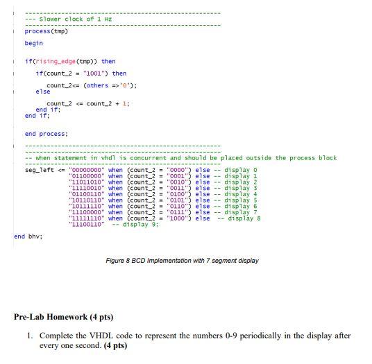 Solved Please make the VHDL code that follow this question. | Chegg.com