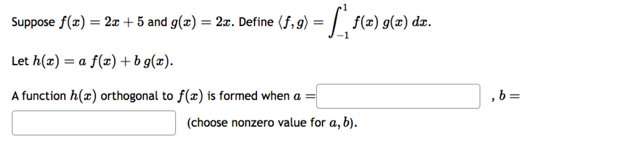 Solved Suppose f(x)=2x+5 and g(x)=2x. Define | Chegg.com