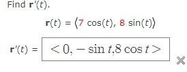 Solved Find r′(t). | Chegg.com