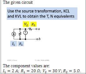 Solved Find Thevenin equivalent of given circuit, then show | Chegg.com