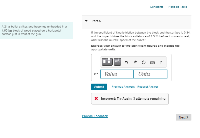 Solved A 21g ﻿bullet strikes and becomes embedded in a1.55kg | Chegg.com