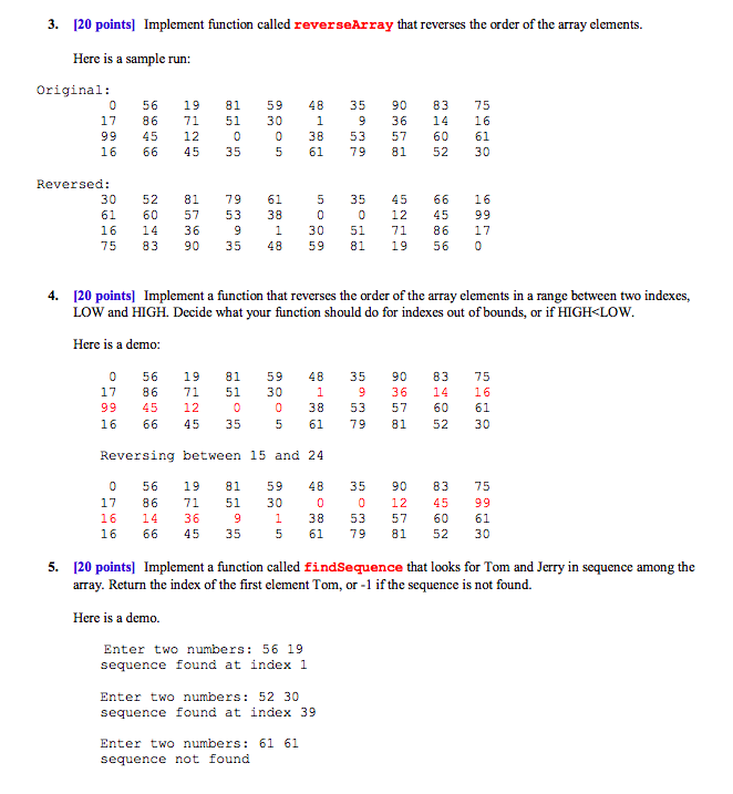 Solved Instructions: .Be sure to document your code (add | Chegg.com