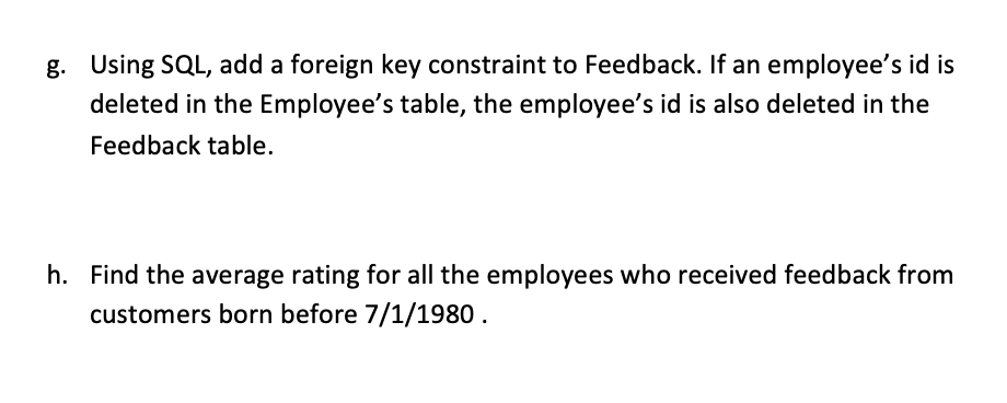 Solved SQL queries (40 points total, 5 points each query) | Chegg.com