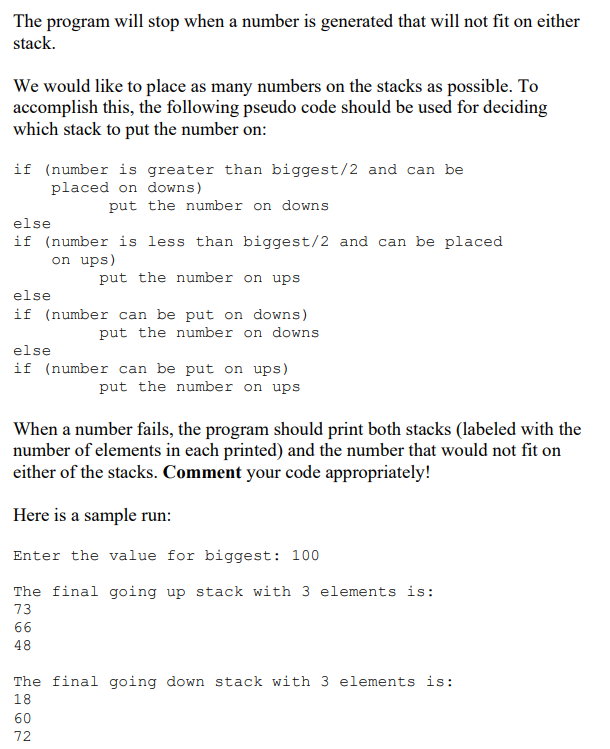 #ifndef STACK_H #define STACK_H // header file for | Chegg.com