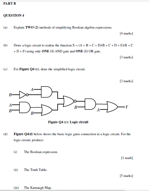 Solved PART B QUESTION 4 (a) Explain TWO (2) methods of | Chegg.com Solved PART B QUESTION 4 (a) Explain TWO (2) methods of | Chegg.com