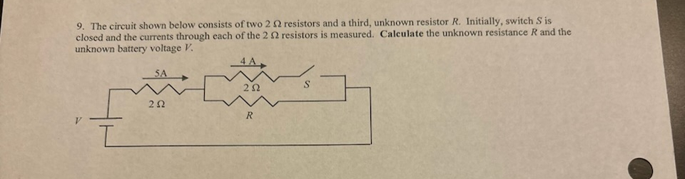 Solved by an EXPERT 9. ﻿The circuit shown below consists of two | Chegg.com