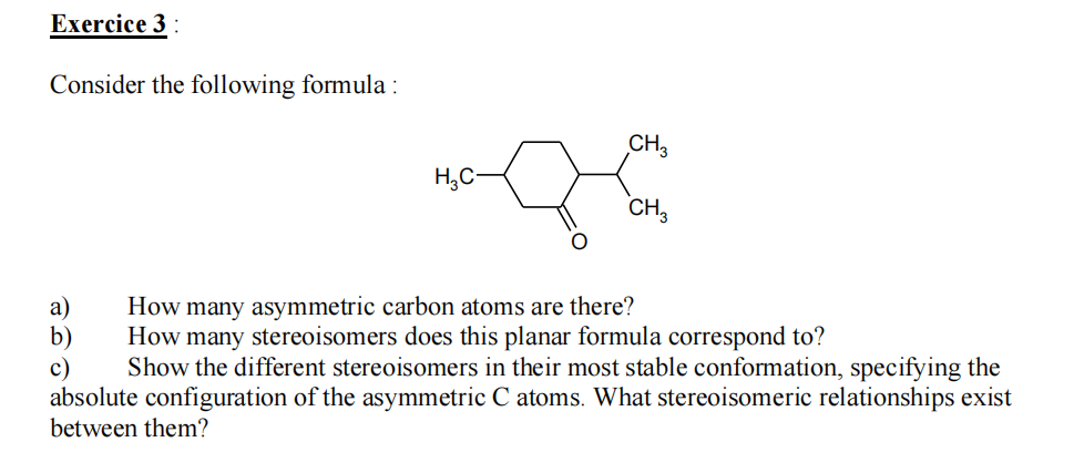 Exercice 3:Consider the following formula :a) How | Chegg.com Exercice 3:Consider the following formula :a) How | Chegg.com