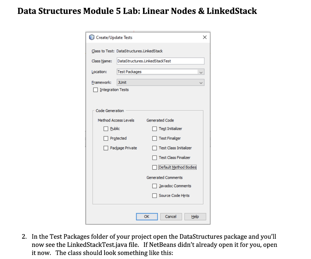 Data Structures Module 5 Lab Linear Nodes And