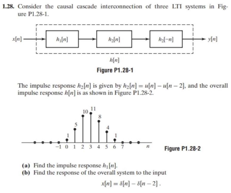 Solved 28 Consider The Causal Cascade Interconnection Of 