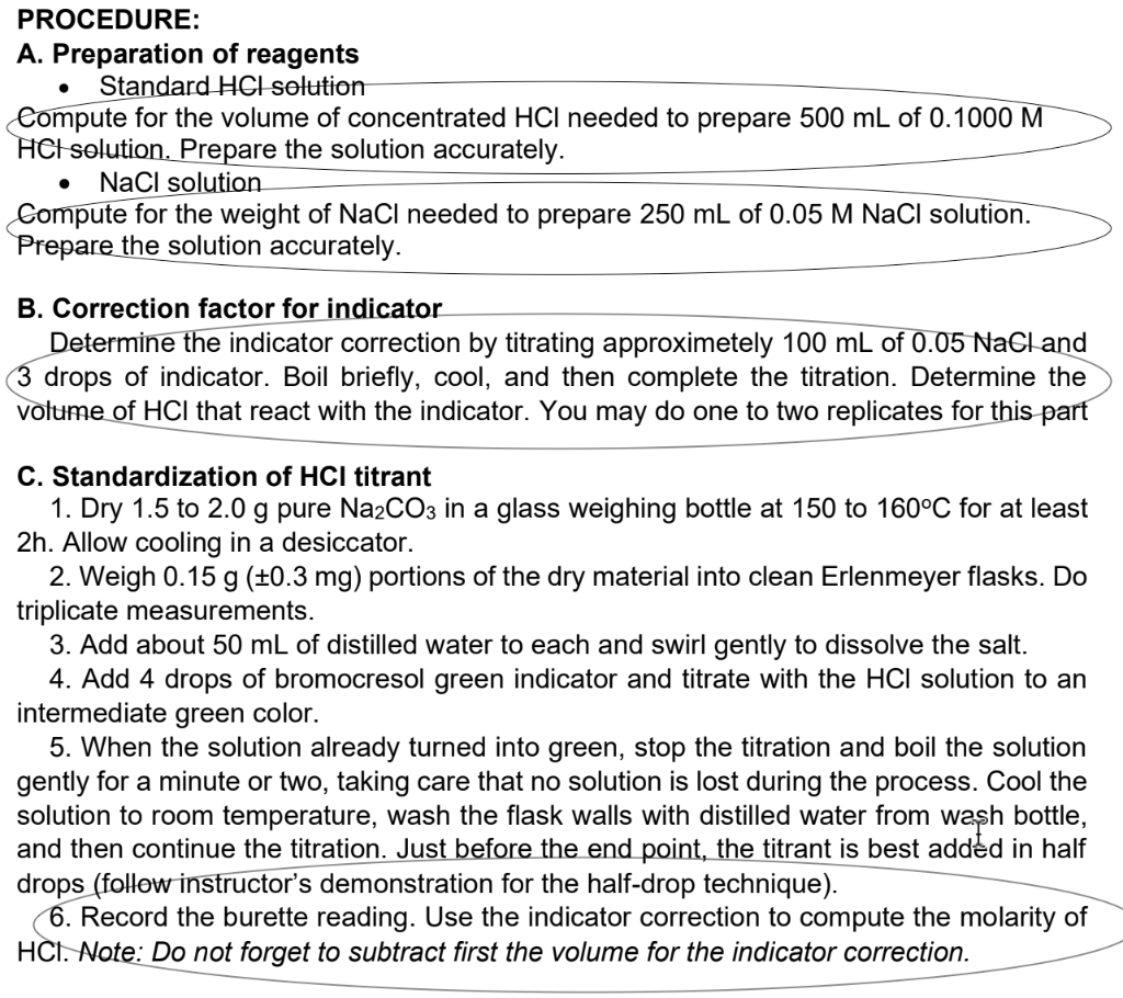 Determination of Carbonates in a Mixture: Double | Chegg.com
