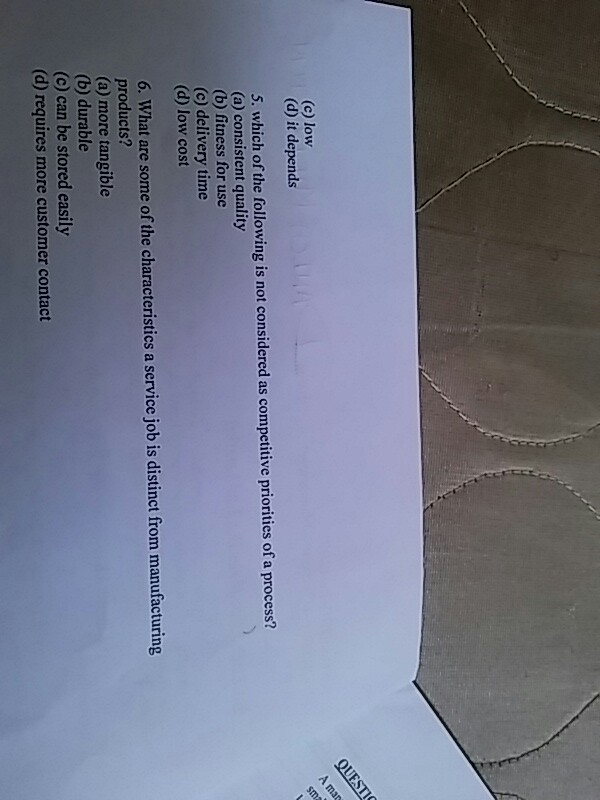 Solved For the following Multiple Choice Questions, cirele | Chegg.com