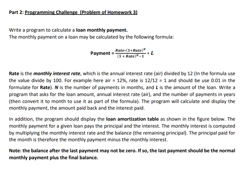 Solved Modify The Program On Part 2 Programming Challenge 1719