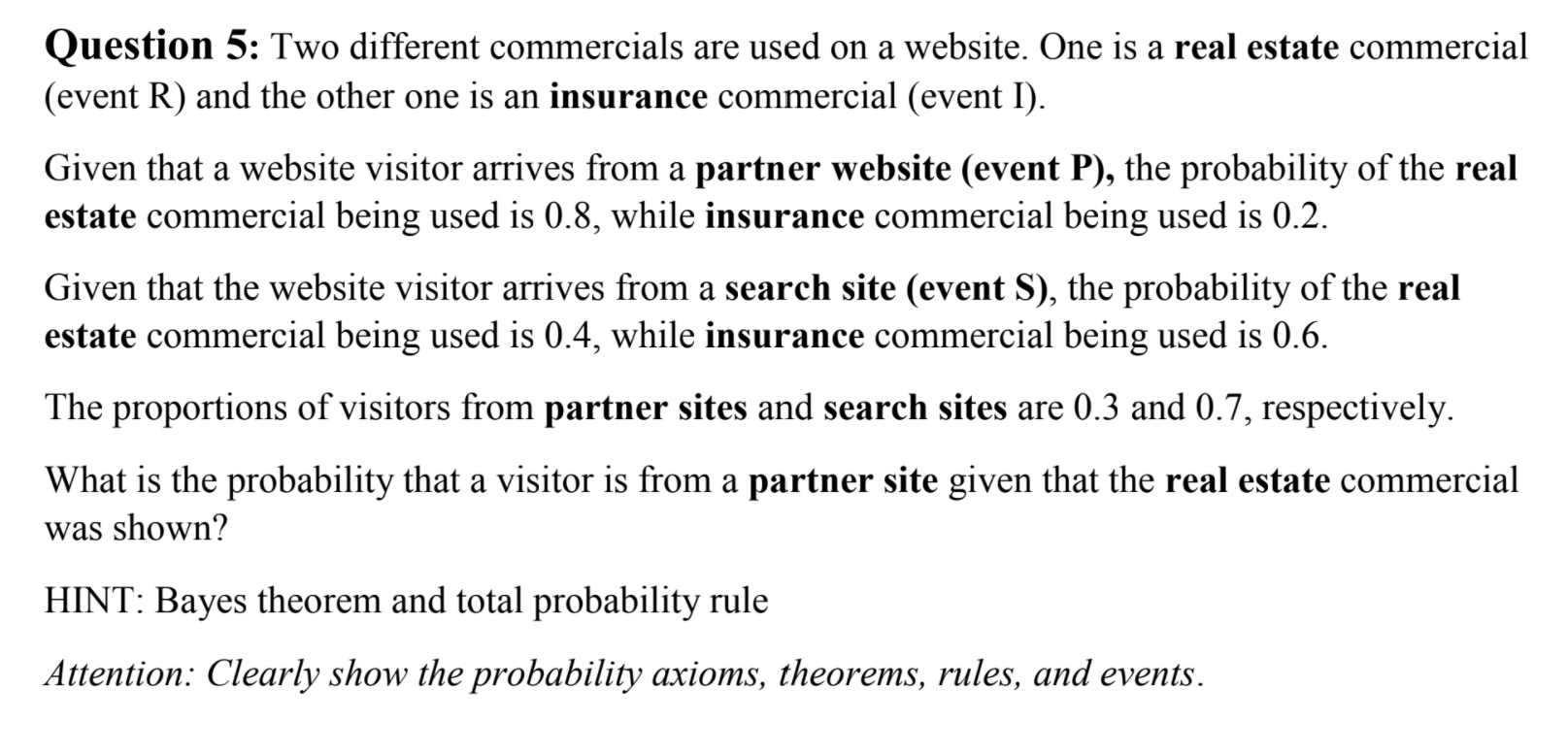 Solved What is the probability that a real estate or | Chegg.com
