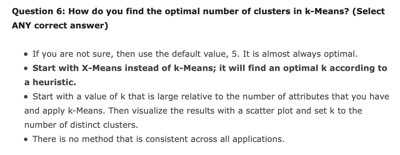 Solved Question 6: How do you find the optimal number of | Chegg.com