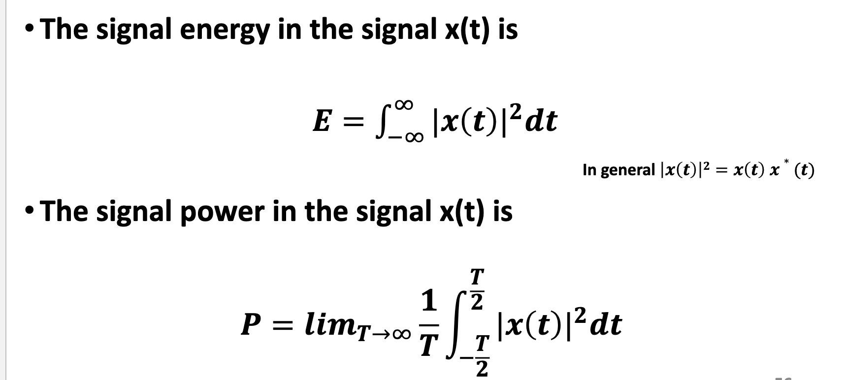 Solved 3. For the following signals, determine if the signal | Chegg.com