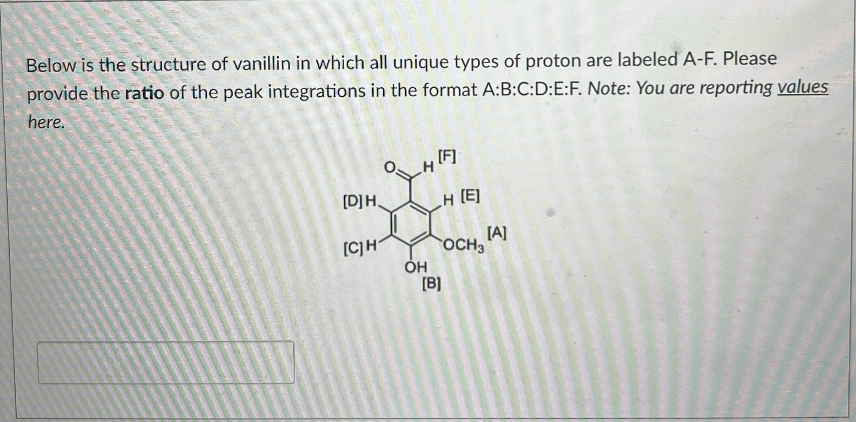 Solved Below is the structure of vanillin in which all | Chegg.com
