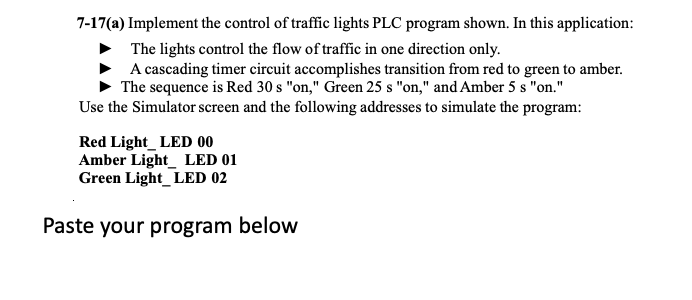 7-7 Write a documented program that will implement | Chegg.com