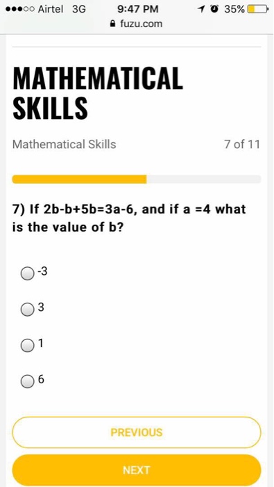 Solved If 2b - b + 5b = 3a - 6, and if a = 4 what is the | Chegg.com